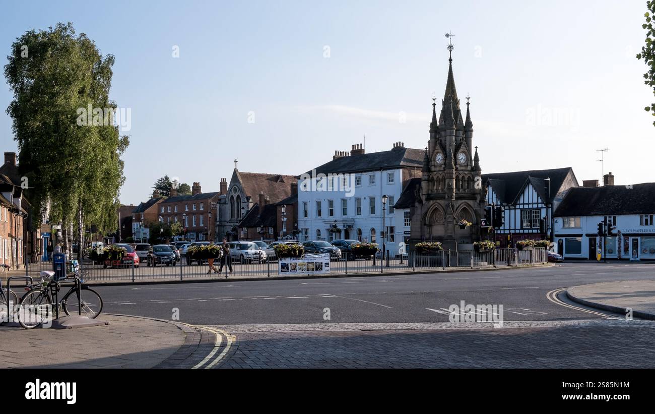 The Shakespeare Memorial Fountain, erected 1887 on 300th anniversary of ...