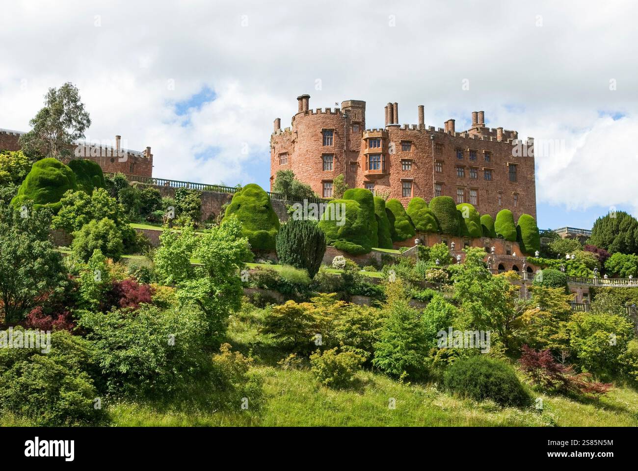 National trust powis castle hi-res stock photography and images - Alamy