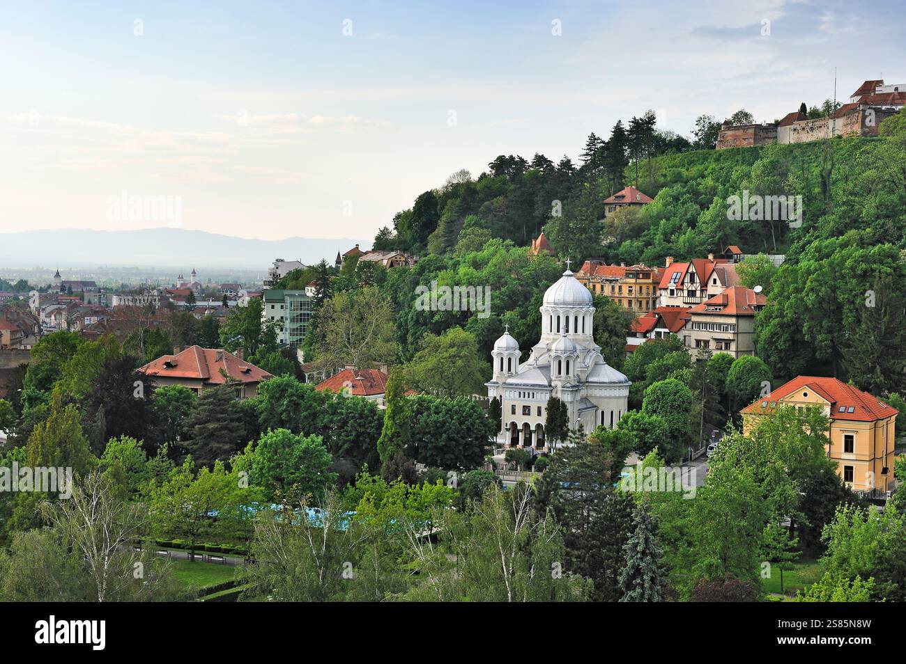 View North to beyond the Nicolae Titulescu Park from the Aro Palace ...