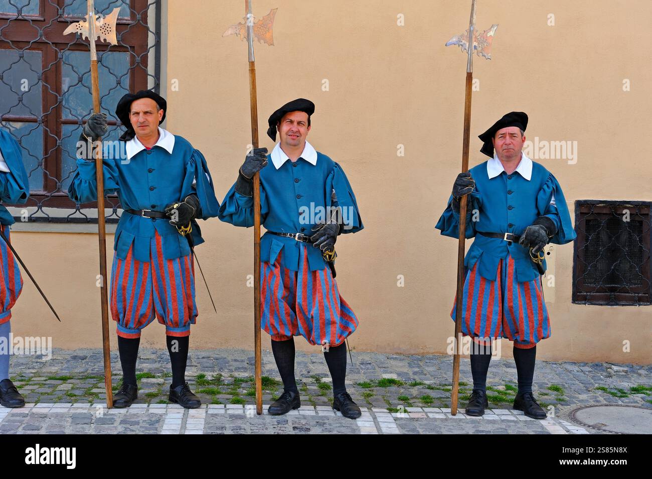Guards in medieval costume by former Council House housing a History ...