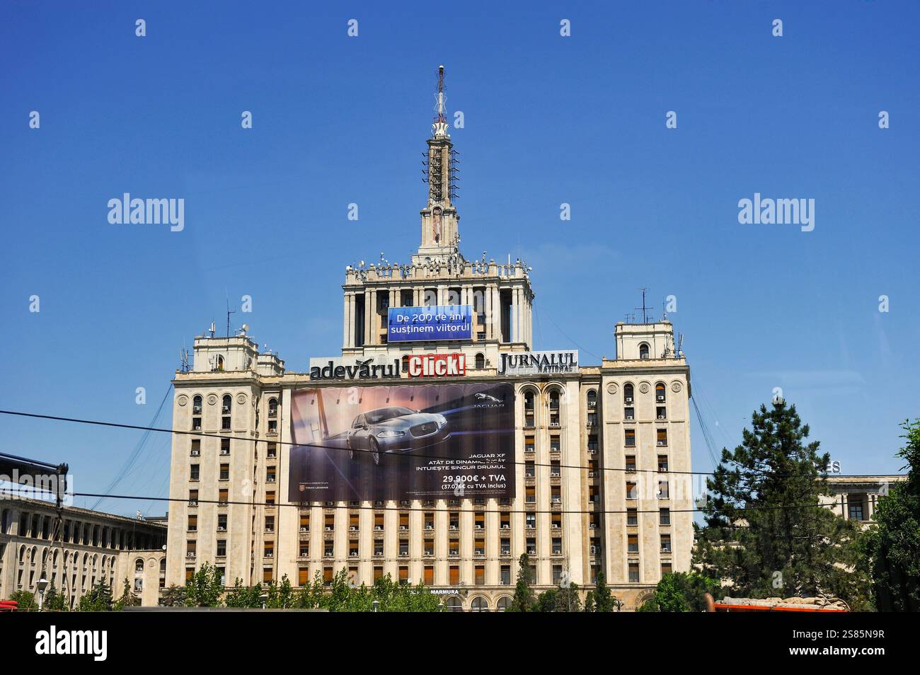 The House of the Free Press designed 1956 by the architect Horia Maicu ...