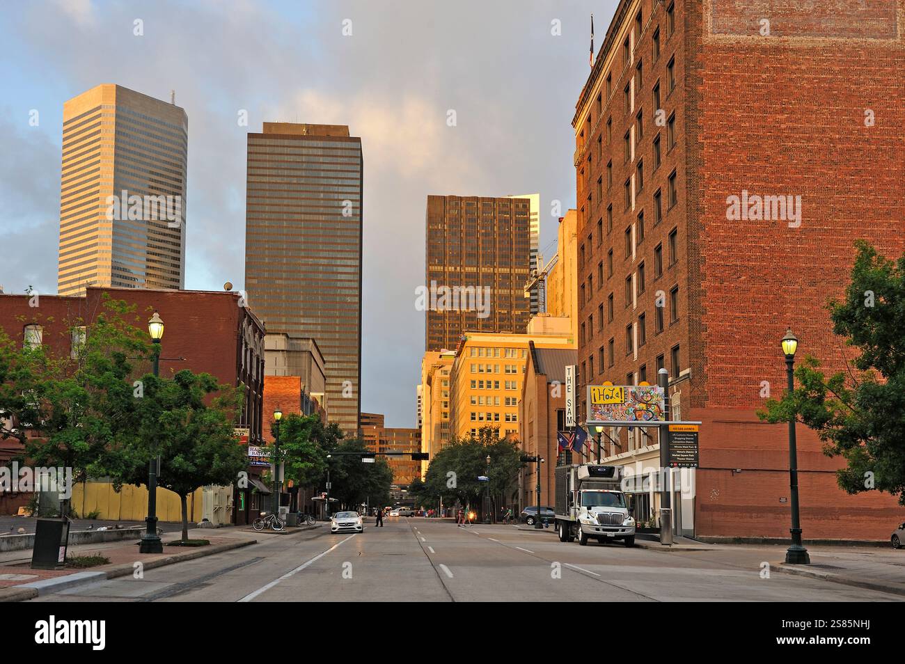 Sam Houston Hotel in Prairie Street, Downtown Houston, Texas, United ...