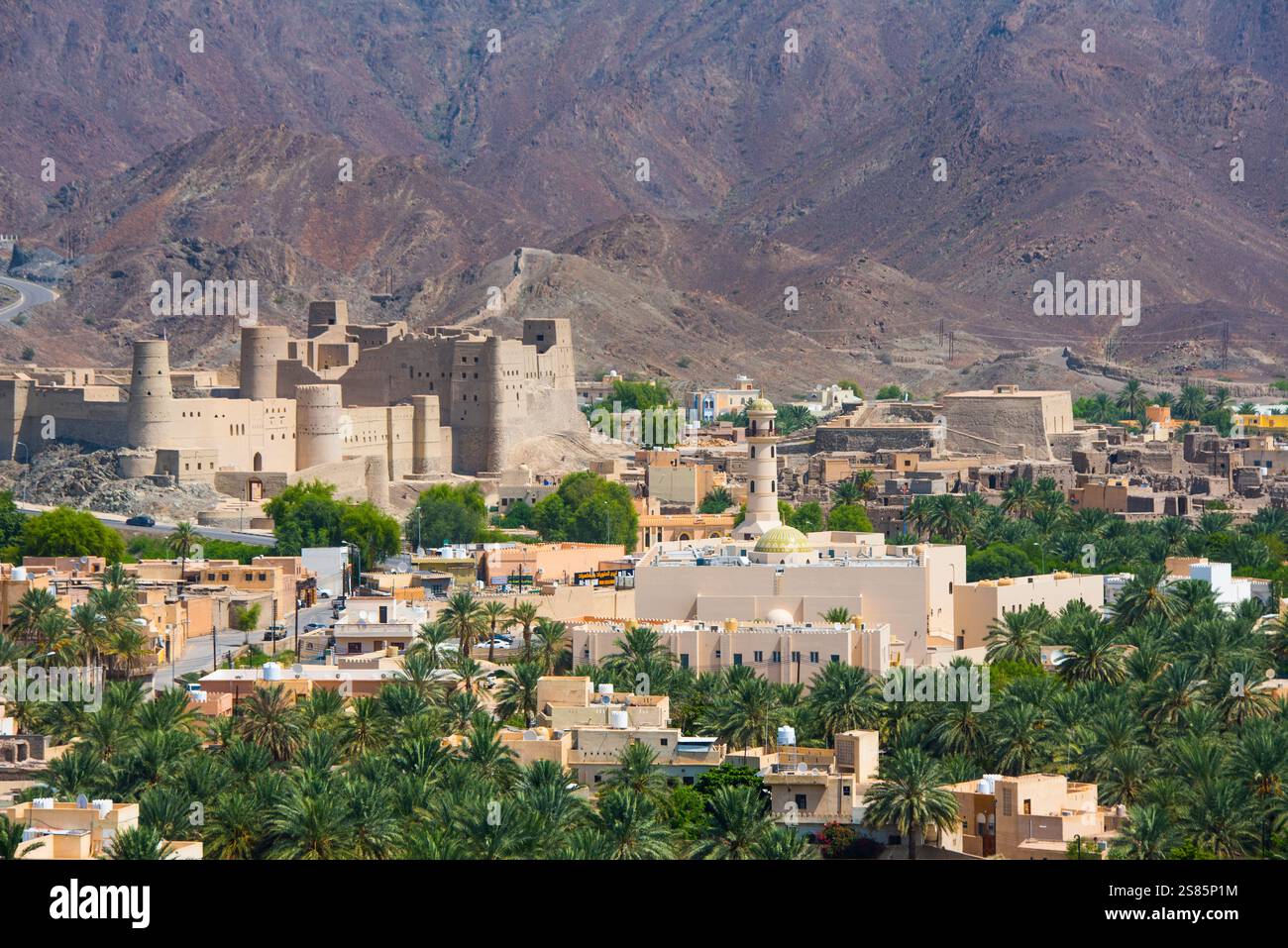 Bahla fort, UNESCO, situated at the foot of the Jebel Akhdar, Sultanate ...
