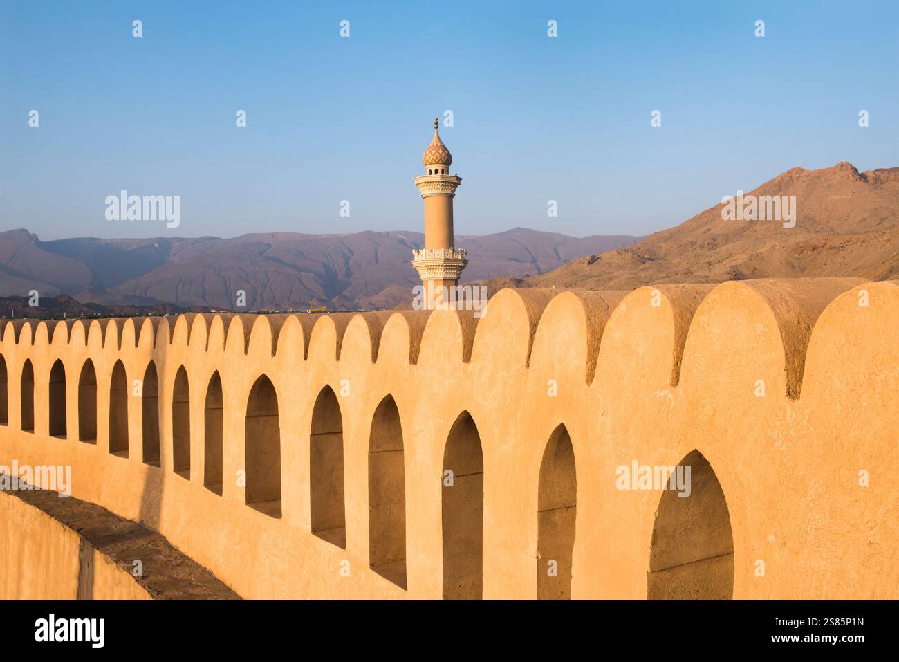 Nizwa Fort, Ad Dakhiliyah Region, Sultanate of Oman, Arabian Peninsula ...
