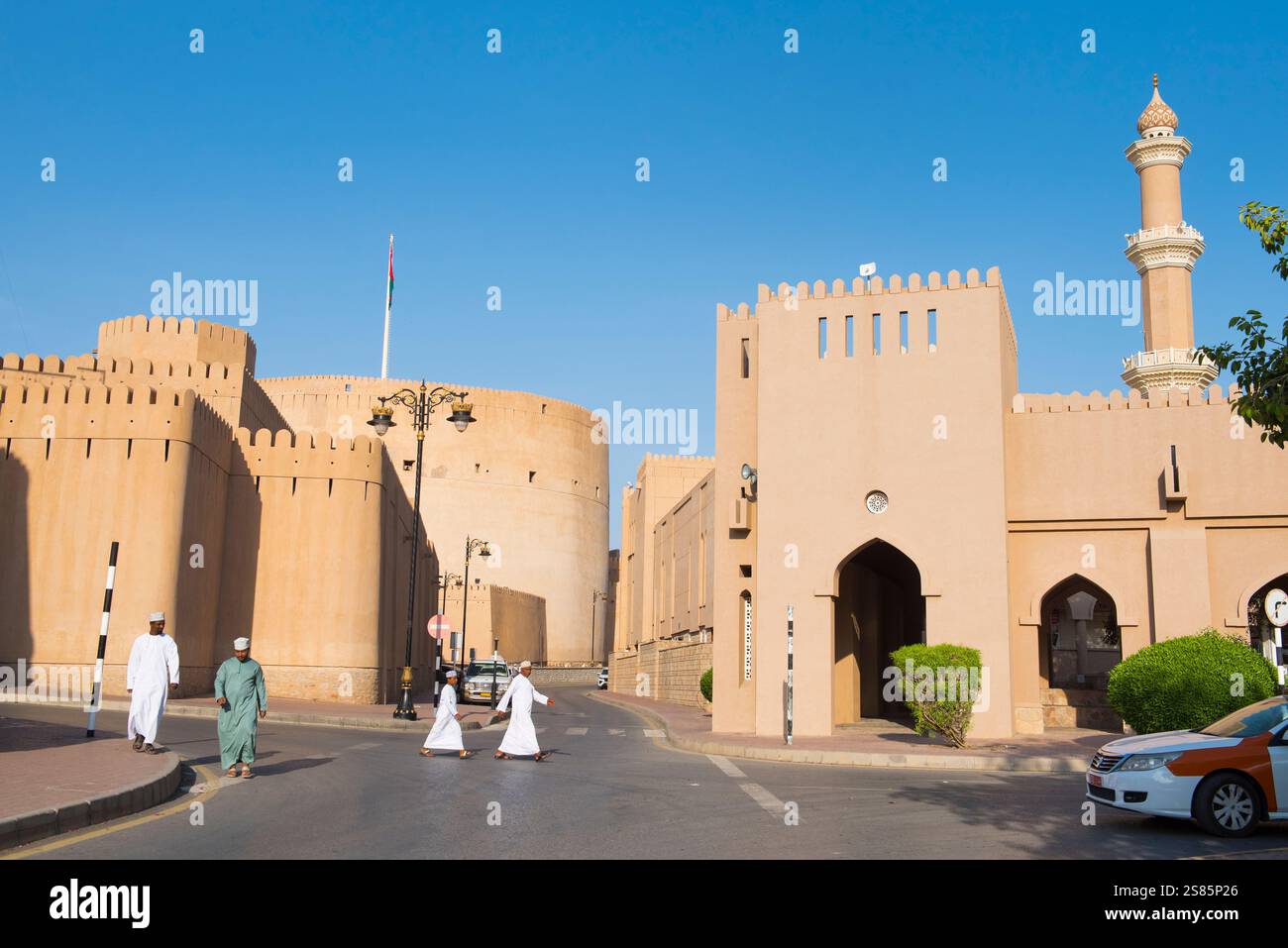 Nizwa and its Fort, Ad Dakhiliyah Region, Sultanate of Oman, Arabian ...
