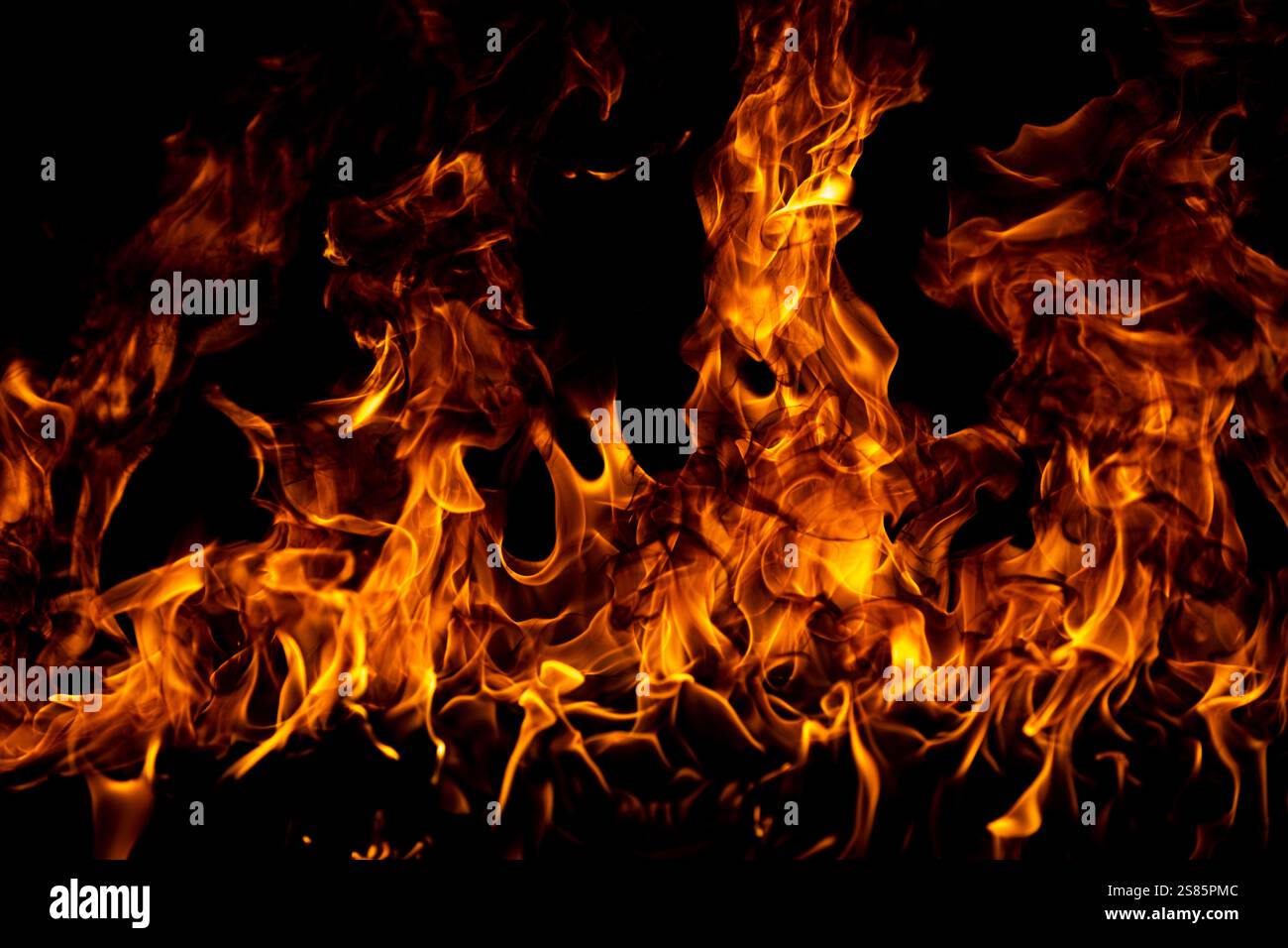 Blaze fire flame texture for banner background Stock Photo - Alamy