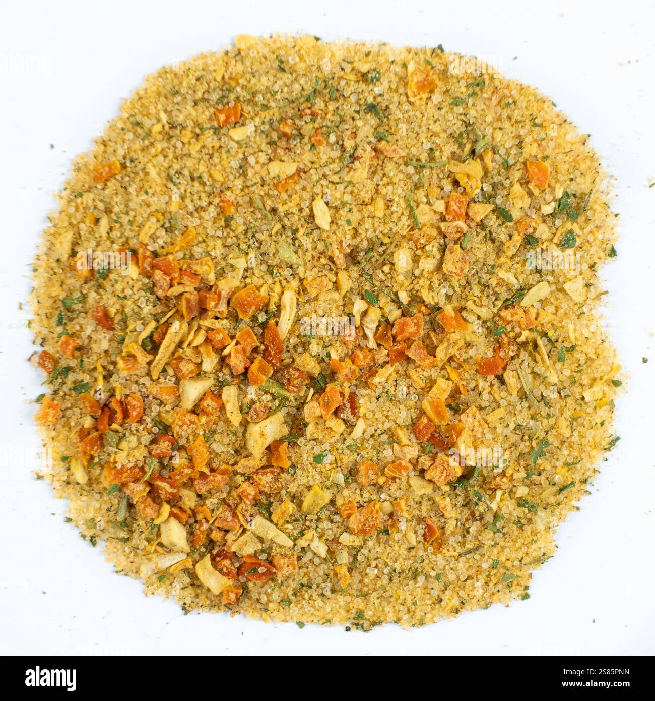 Natural seasoning with flavor enhancer, dried vegetables and salt Stock ...