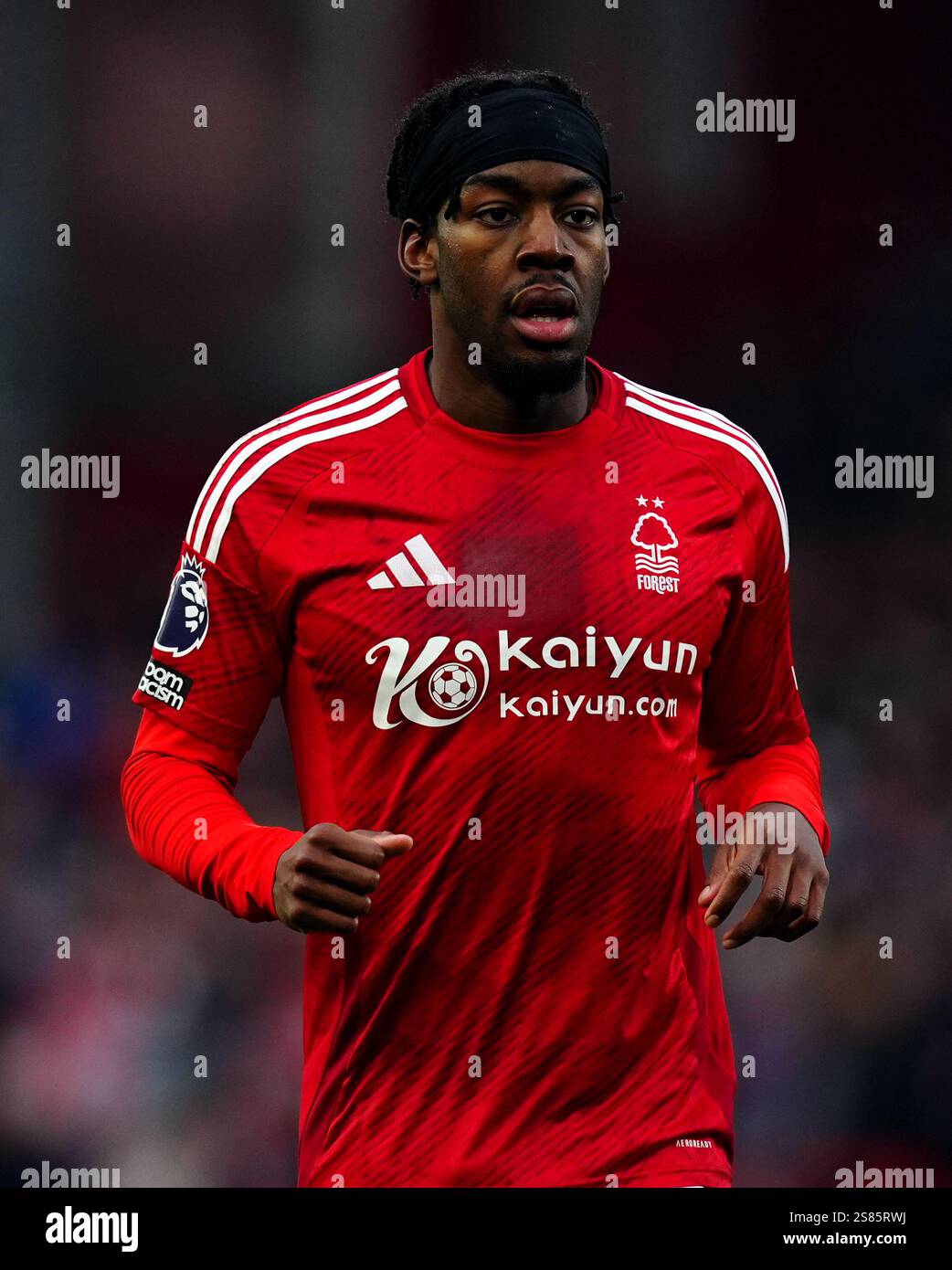Nottingham Forest's Anthony Elanga during the Premier League match at ...