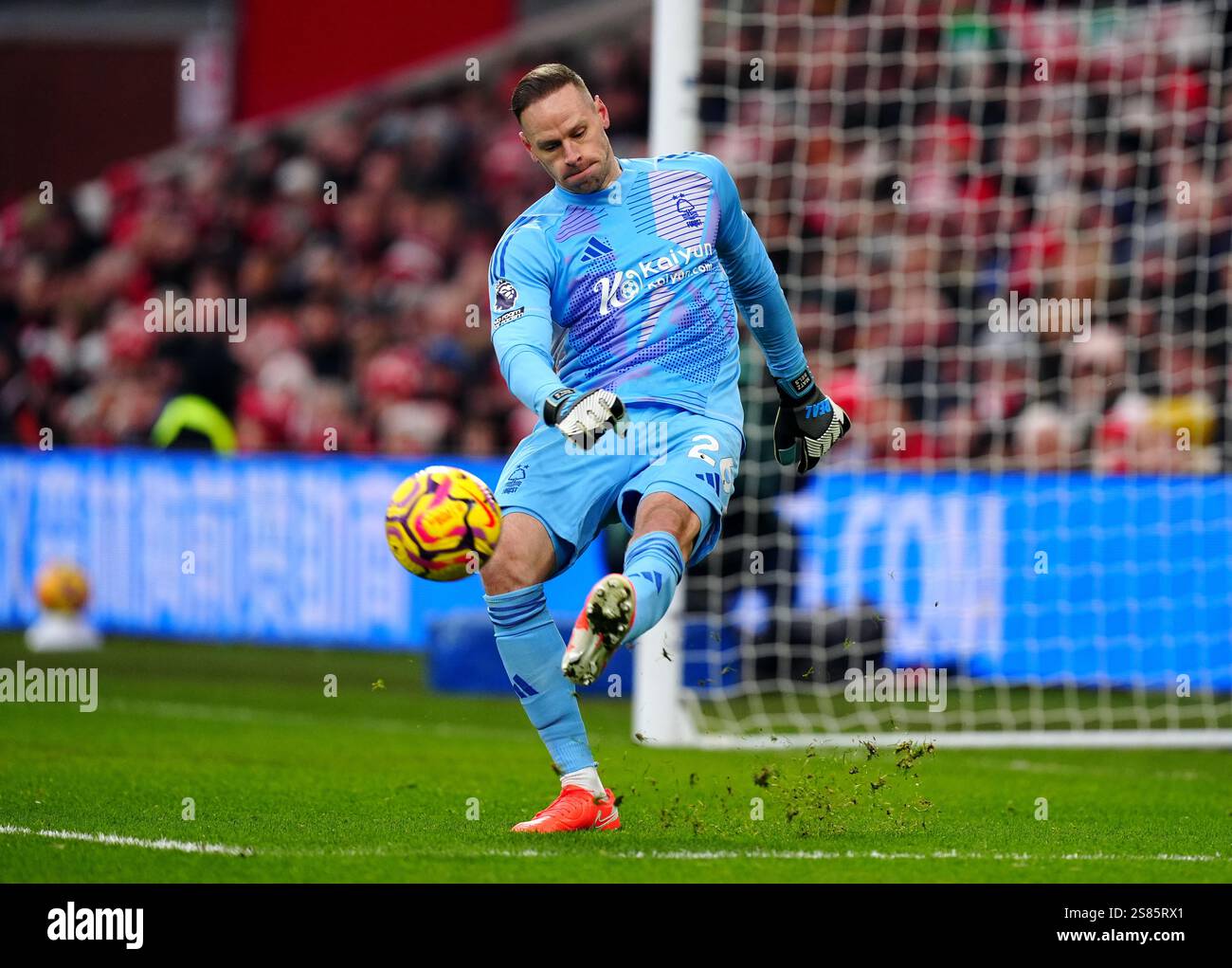 Nottingham Forest goalkeeper Matz Sels during the Premier League match ...