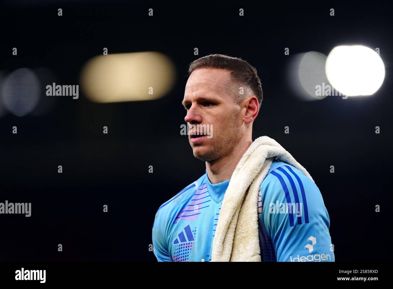 Nottingham Forest goalkeeper Matz Sels during the Premier League match ...