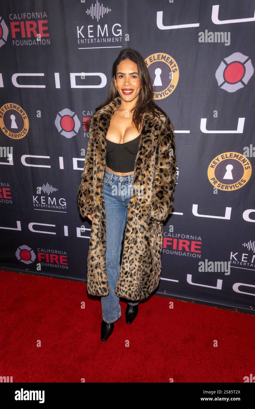 Los Angeles, United States. 19th Jan, 2025. Founder of B Ready Beauty ...