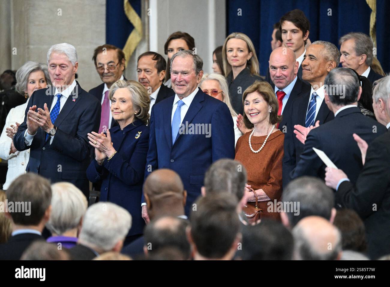 Washington, United States. 20th Jan, 2025. Delphine Arnault, Alexandre ...
