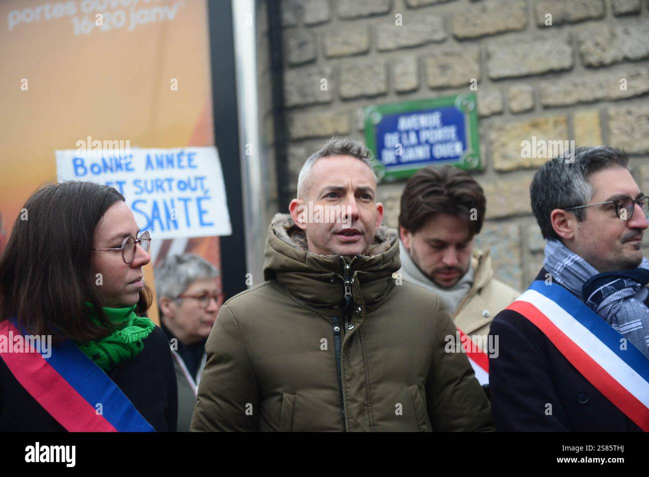 Paris, France. 18th Jan, 2025. Ian Brossat, PCF senator for Paris at a ...