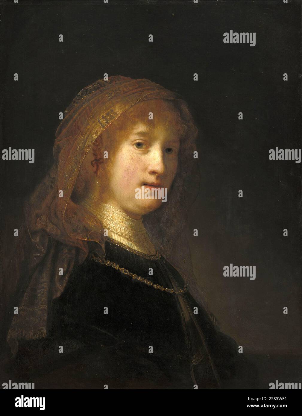 Saskia van Uylenburgh, die Ehefrau des Künstlers, Saskia van Uylenburgh ...