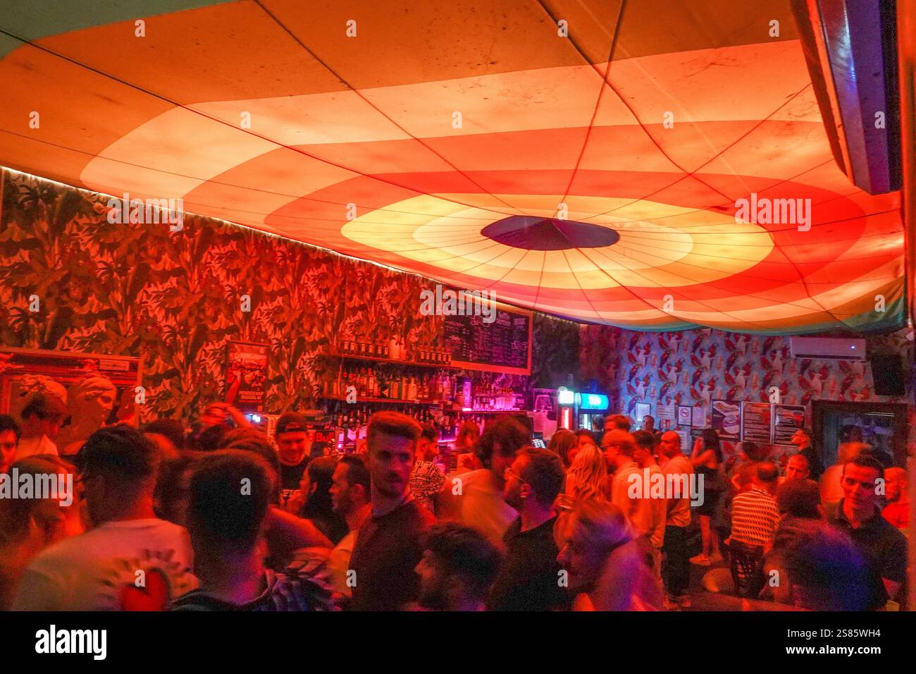 Hungary, Budapest, the Instant-Fogas Ruin Bar. Ruin bars or ruin pubs ...