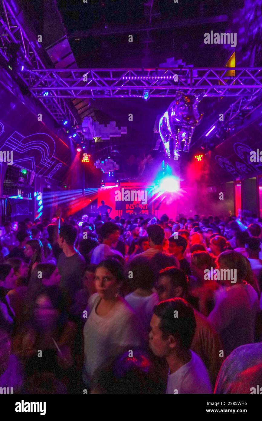 Hungary, Budapest, the Instant-Fogas Ruin Bar. Ruin bars or ruin pubs ...