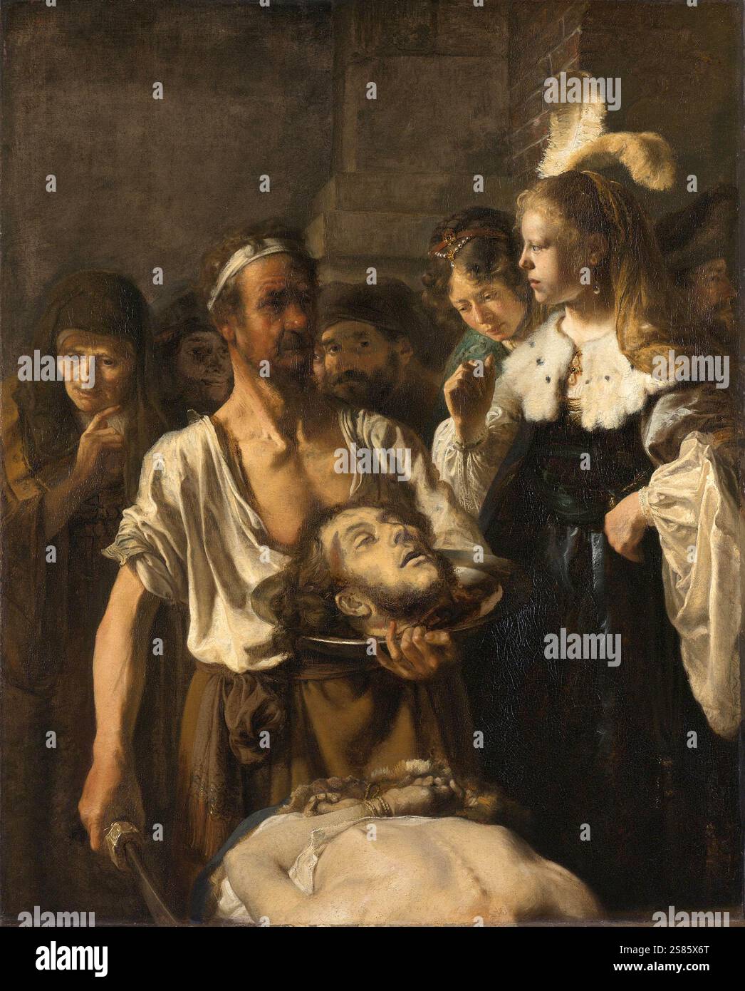 Salome empfängt das Haupt von Johannes dem Täufer, Salome receives the ...