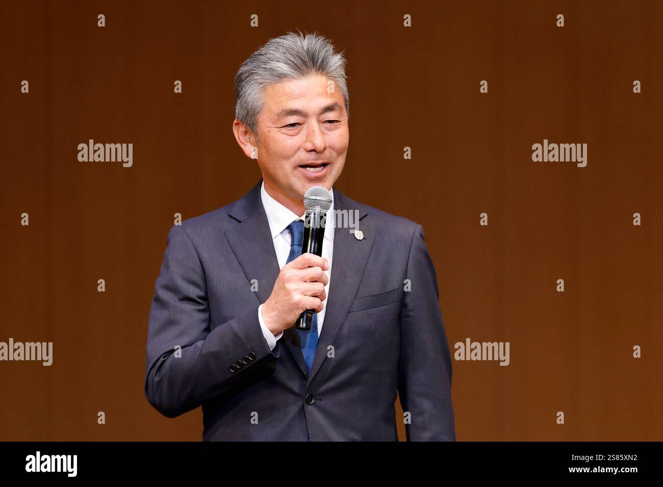 Kanagawa, Japan. 18th Jan, 2025. Shigetoshi Hasebe (Frontale) Football/Soccer : 2025 Kawasaki ...