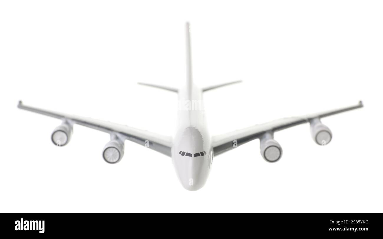Airplane model in flight Cut Out Stock Images & Pictures - Alamy