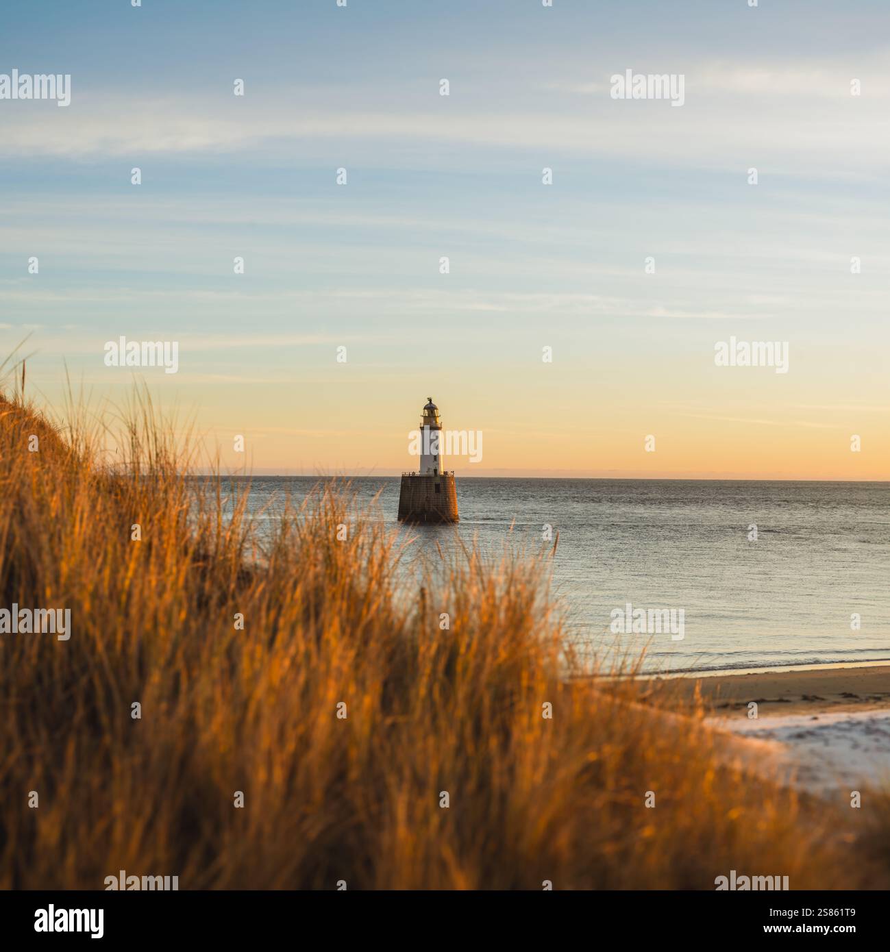 Rattray head, Lighthouse, Aberdeenshire Stock Photo - Alamy