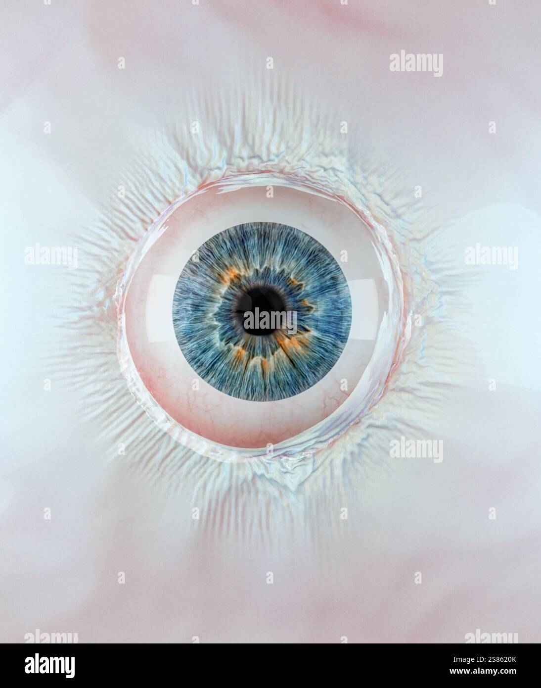 Abstract eye. Vision concept. This is a 3d render illustration Stock ...