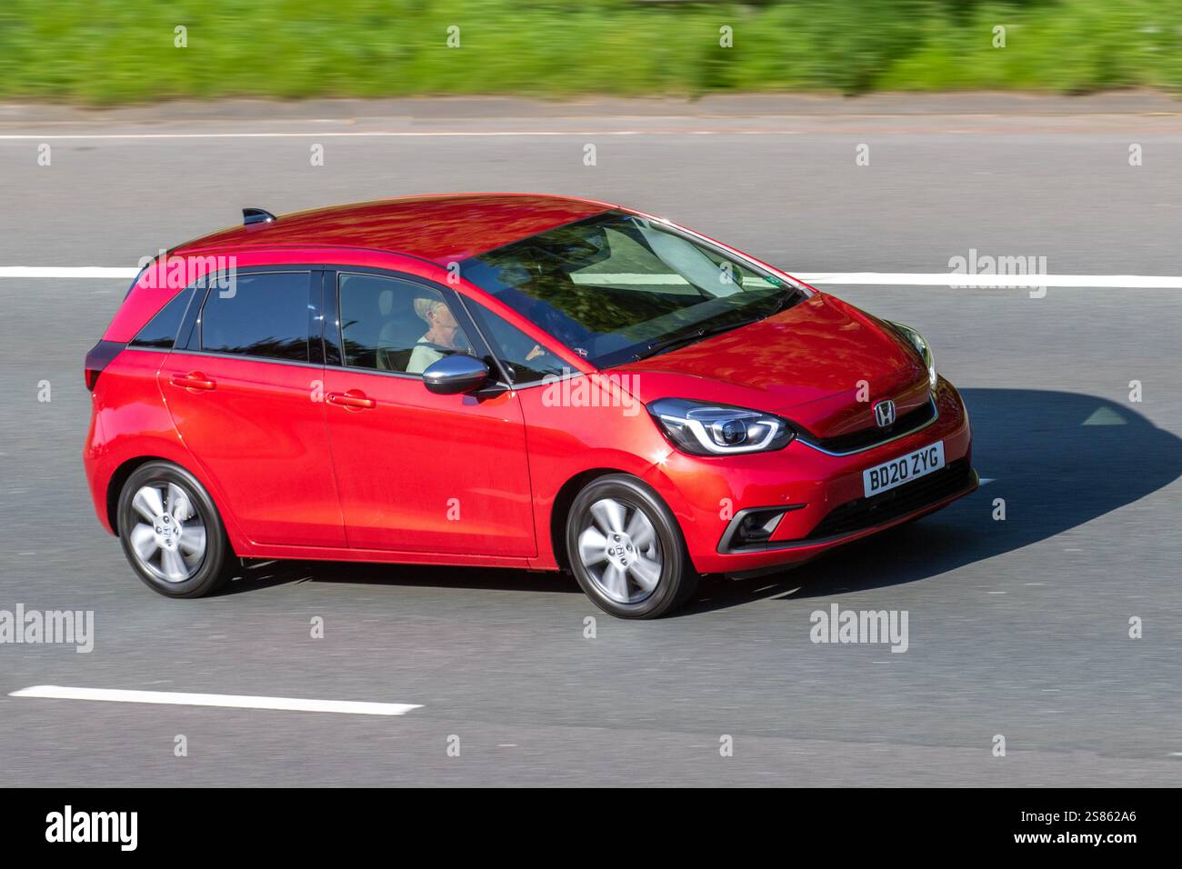 2020 Red Honda Jazz EX I-Mmd CVT hybrid hatchback, e:HEV hybrid ...