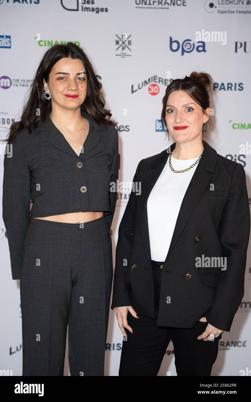 Paris, France. 20th Jan, 2025. Hala Rajab and Florence Rochat attending ...
