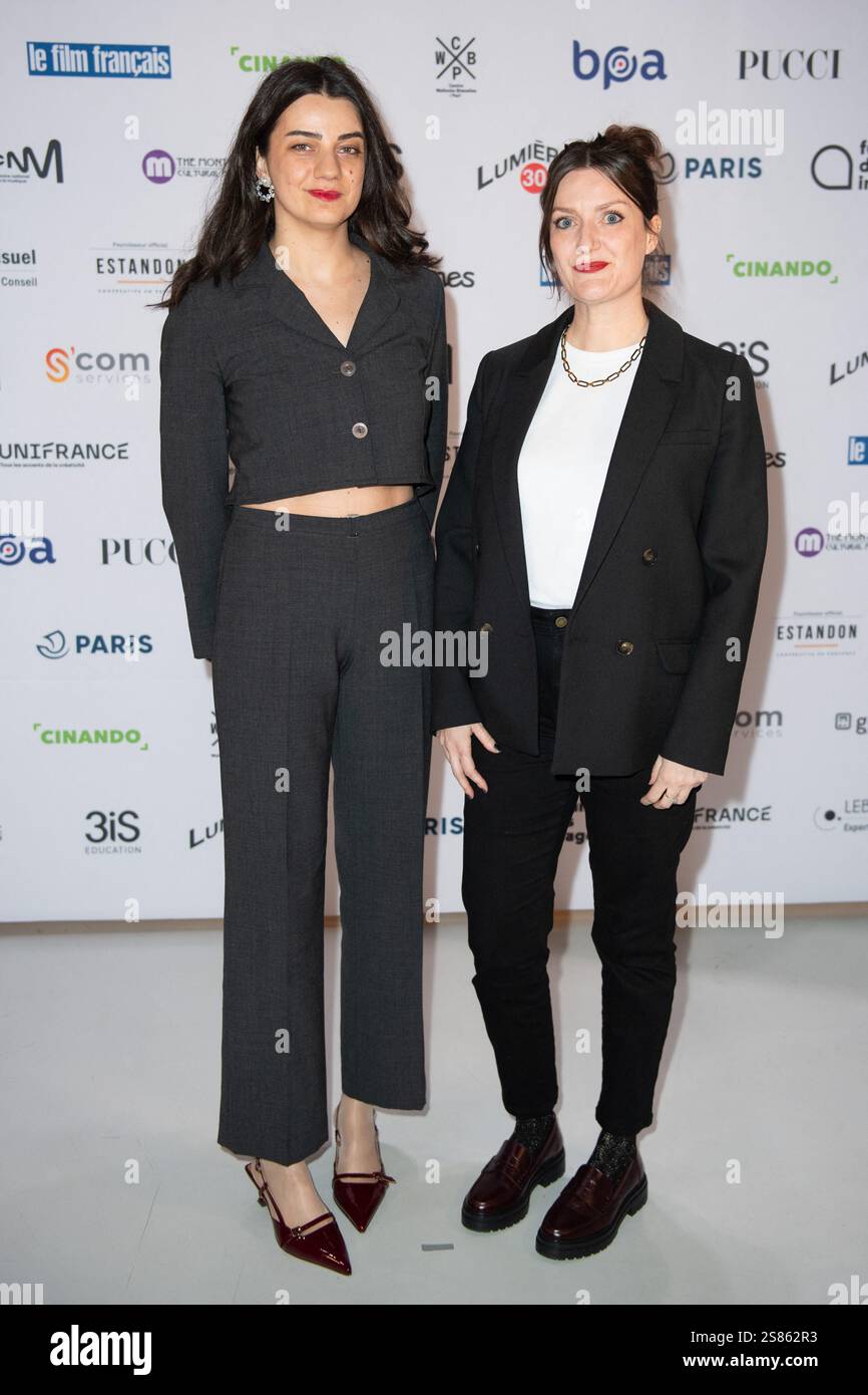 Paris, France. 20th Jan, 2025. Hala Rajab and Florence Rochat attending ...