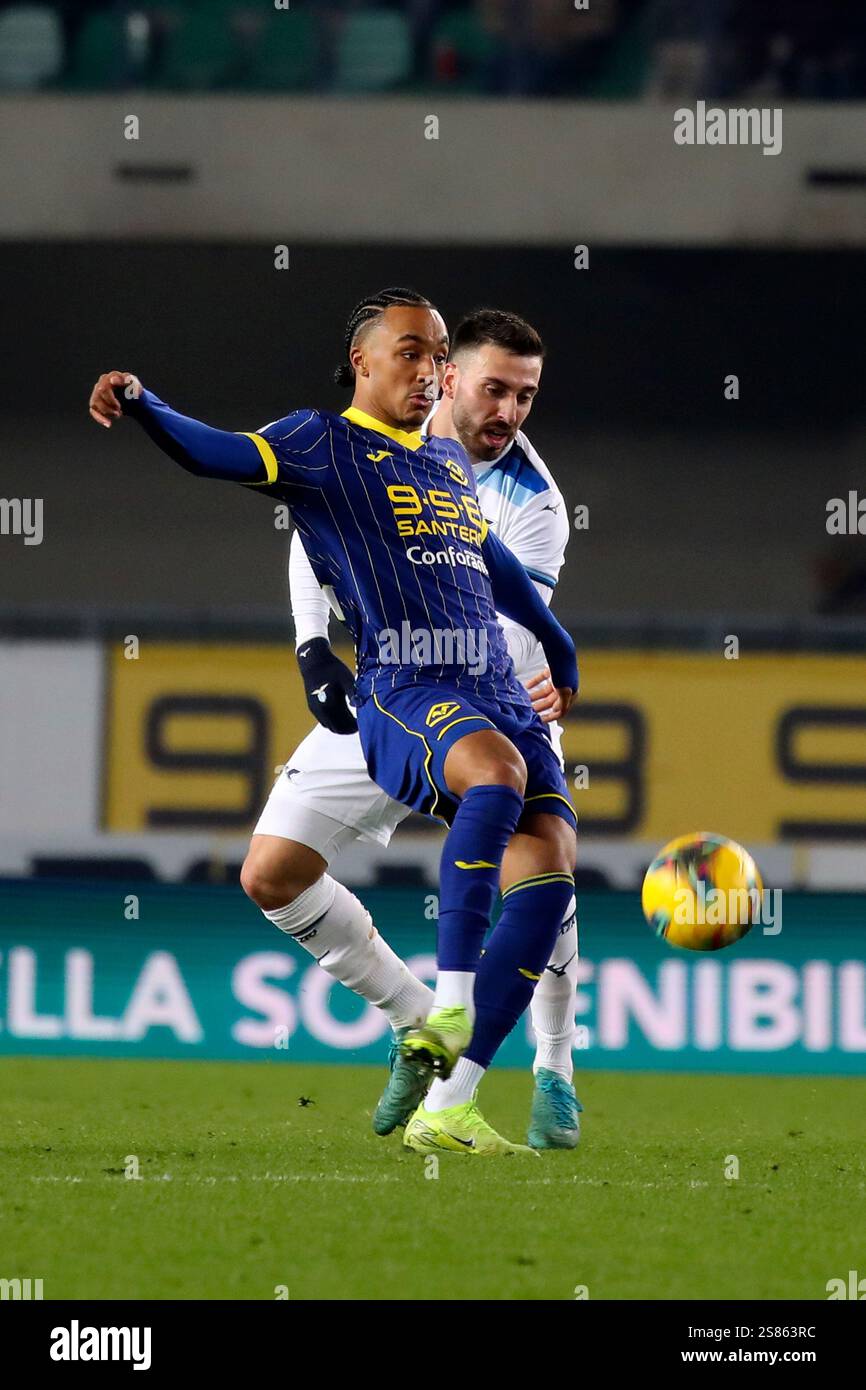 Verona, Italia. 19th Jan, 2025. Verona's Dailon Rocha Livramento In ...