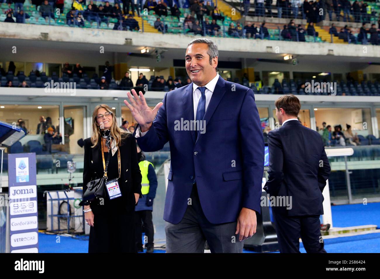Verona, Italia. 19th Jan, 2025. Italo zanzi In action during the Serie ...
