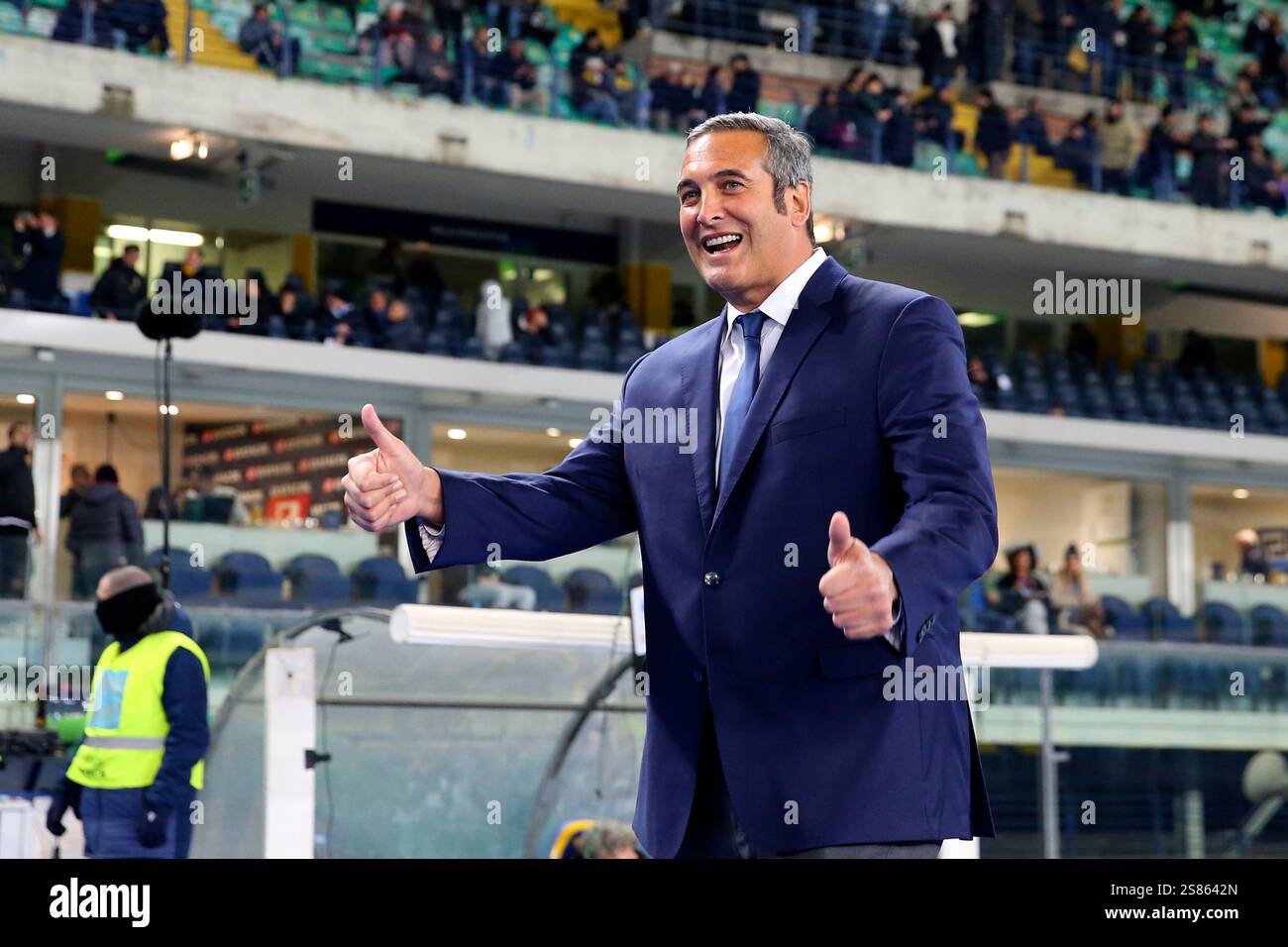 Verona, Italia. 19th Jan, 2025. Italo zanzi In action during the Serie ...