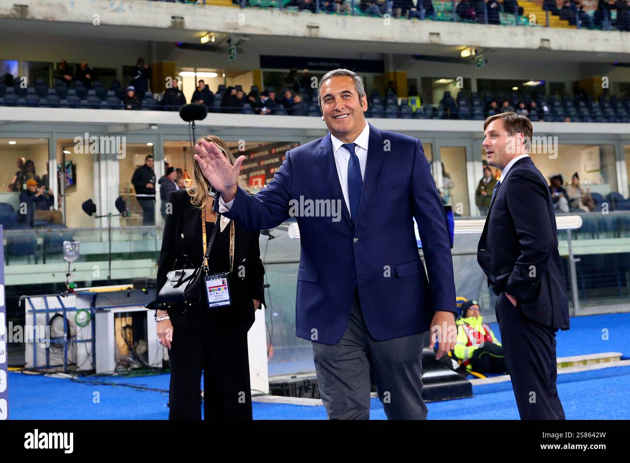 Verona, Italia. 19th Jan, 2025. Italo zanzi In action during the Serie ...