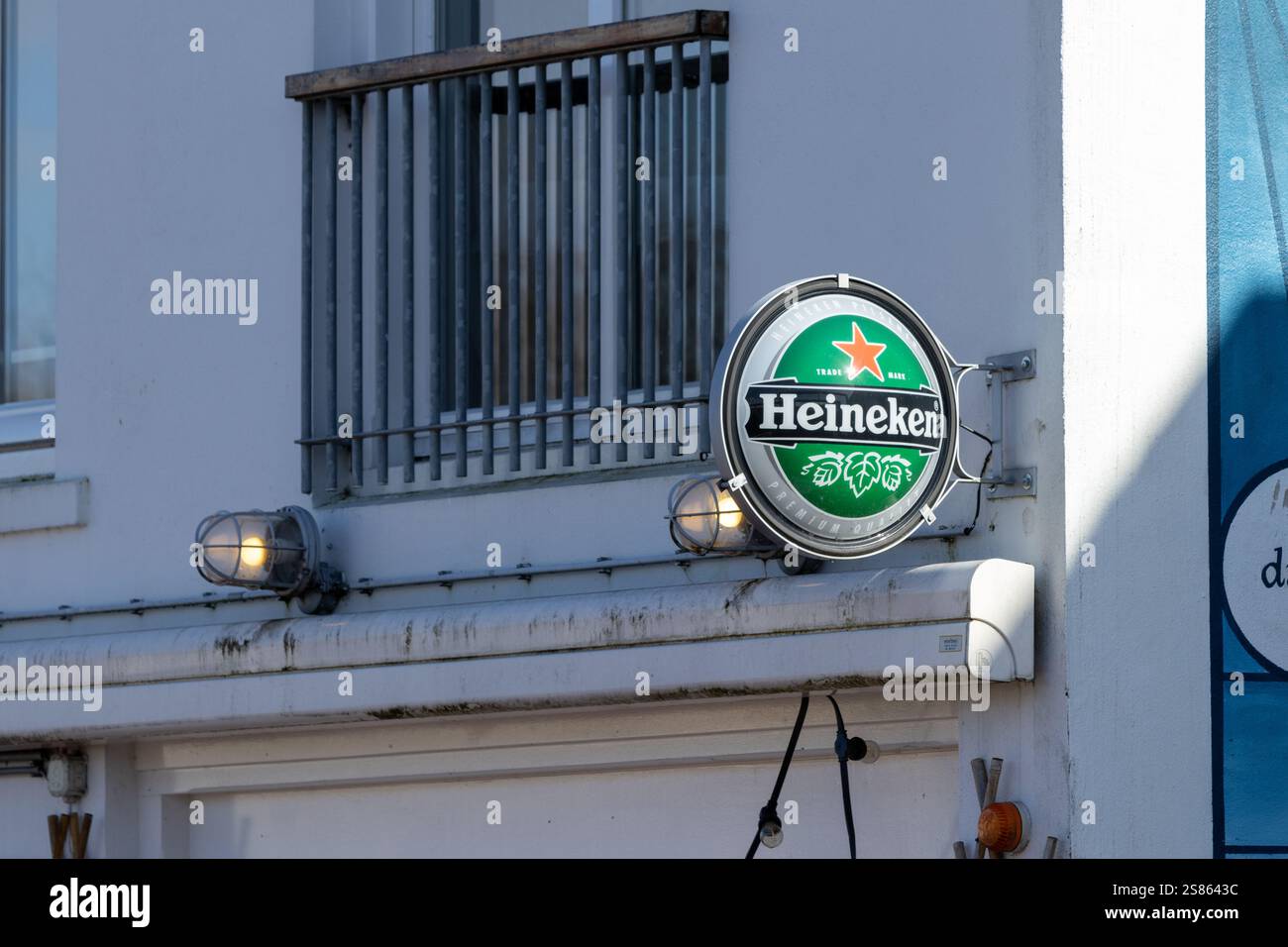 Heineken Flag sign logo. Heineken is a Dutch multinational brewing ...