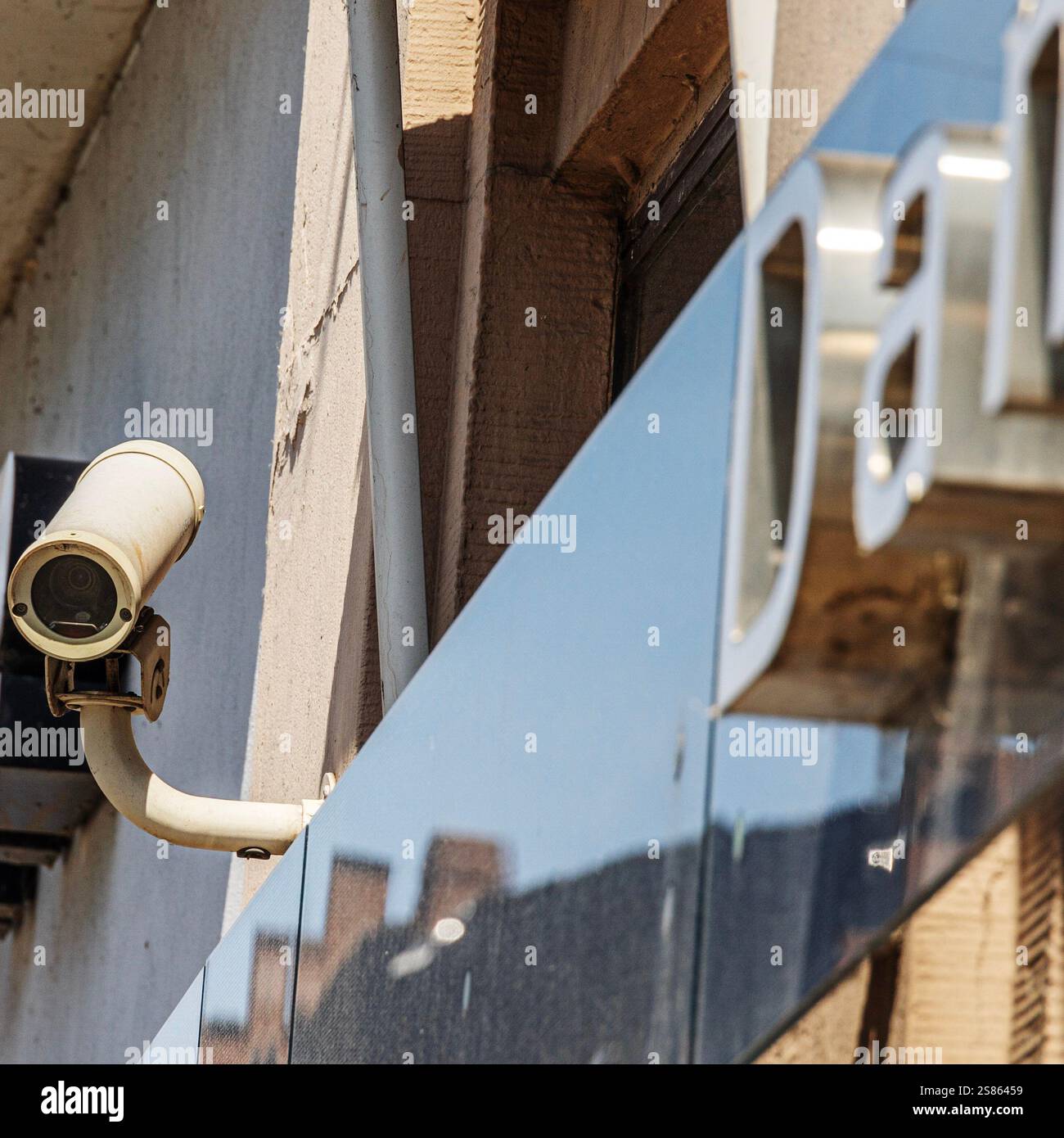 Copenhagen, Denmark. 22nd May, 2024. A CCTV camera is seen at Trianglen ...
