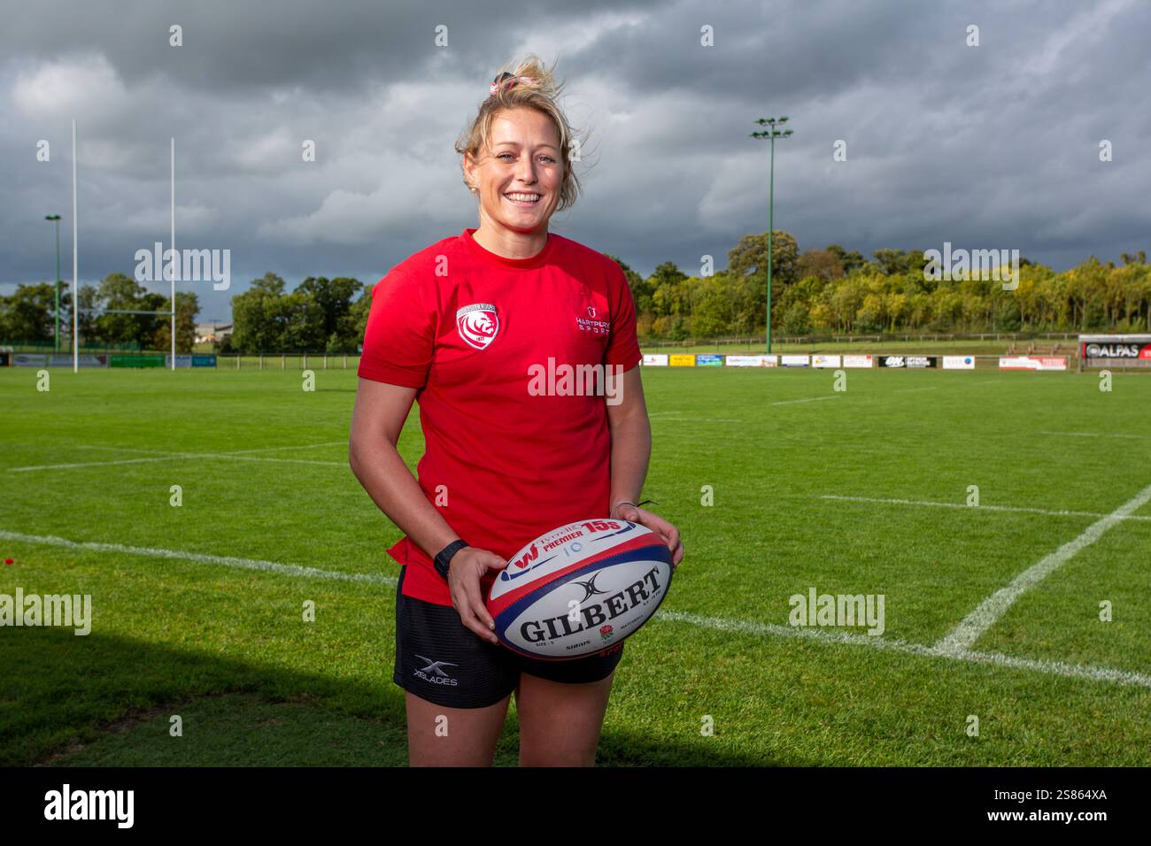 Shot in 2019. Portrait of Natasha May "Mo" Hunt England women's rugby ...