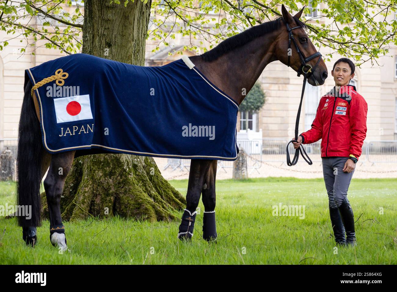Shot in 2019. Portrait of Kazuma Tomoto Japanese showjumper who has ...