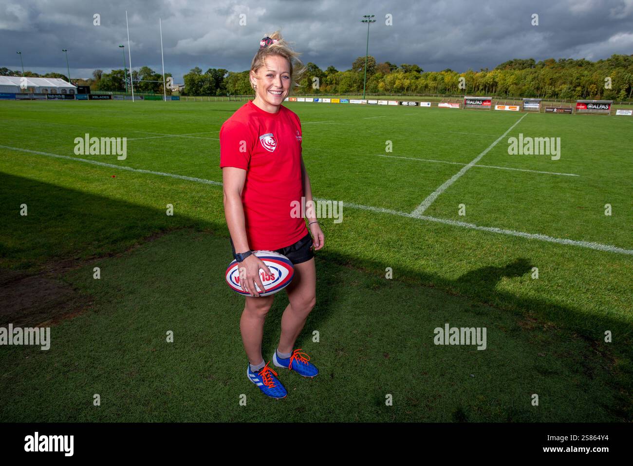 Shot in 2019. Portrait of Natasha May "Mo" Hunt England women's rugby ...