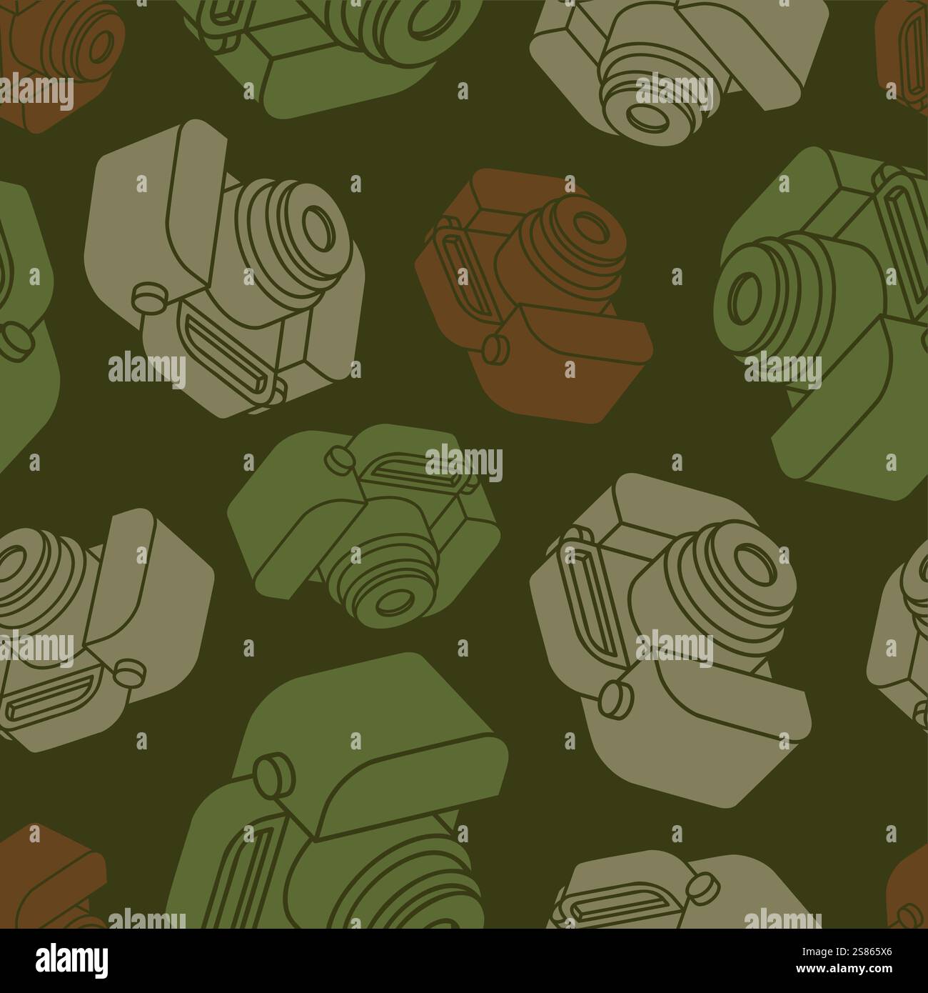 Army combat camera Stock Vector Images - Alamy