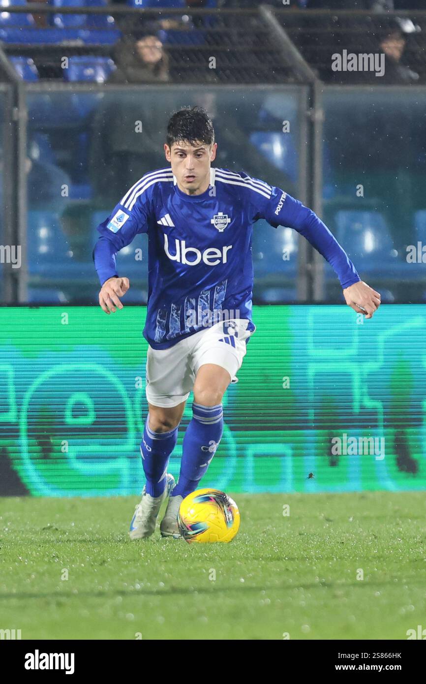 Como, Italia. 20th Jan, 2025. Como's Como 1907's Alessio Iovine in ...