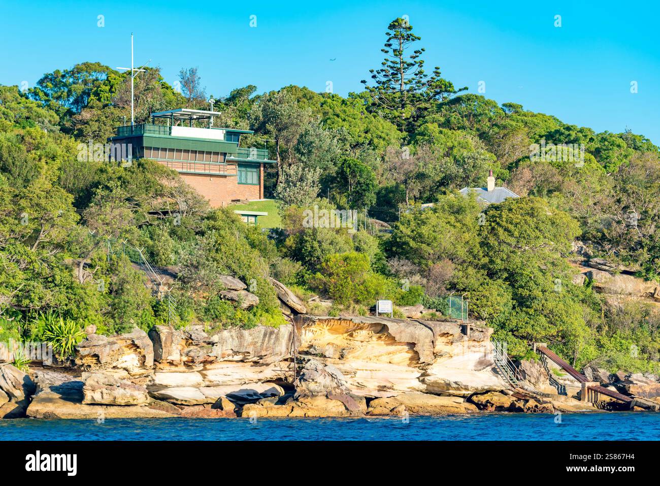 Royal Australian Navy building Safe Base Bravo on the shores of Sydney ...