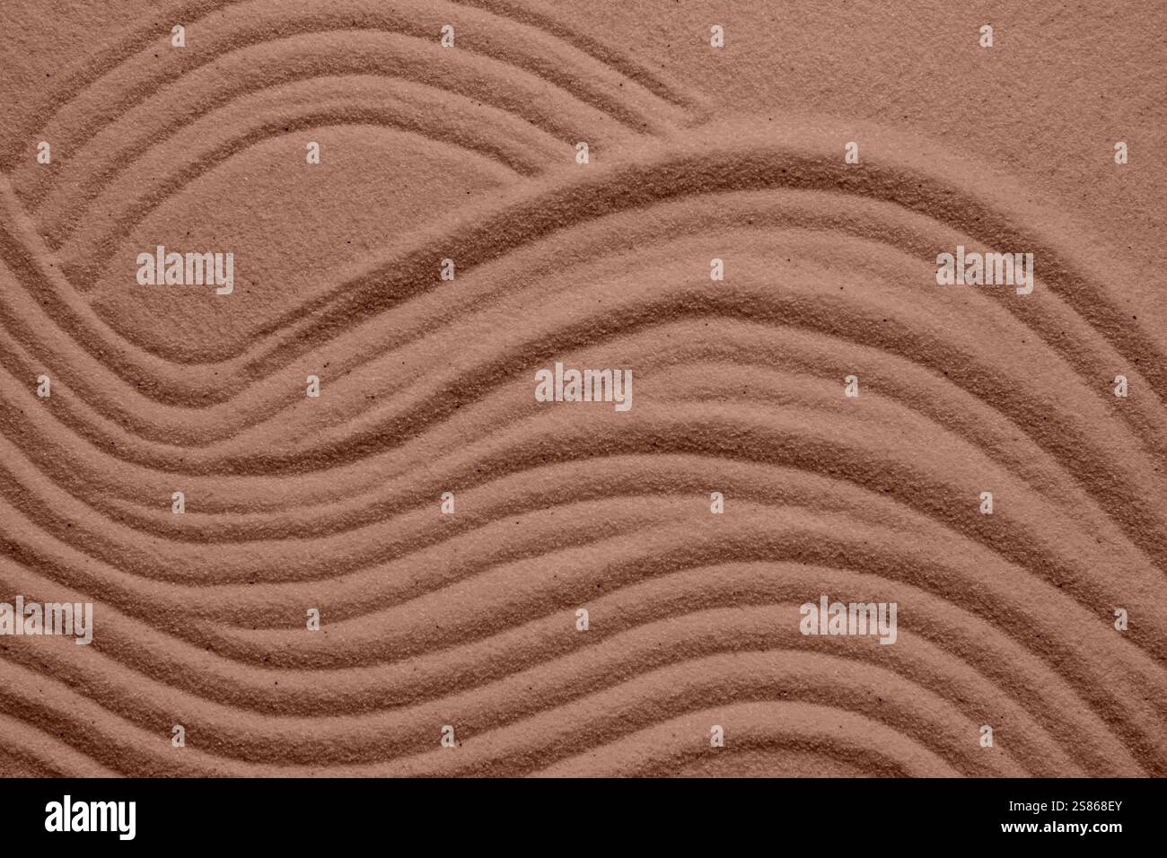 Brown sand with pattern. Mocha mousse - color of 2025 year Stock Photo ...