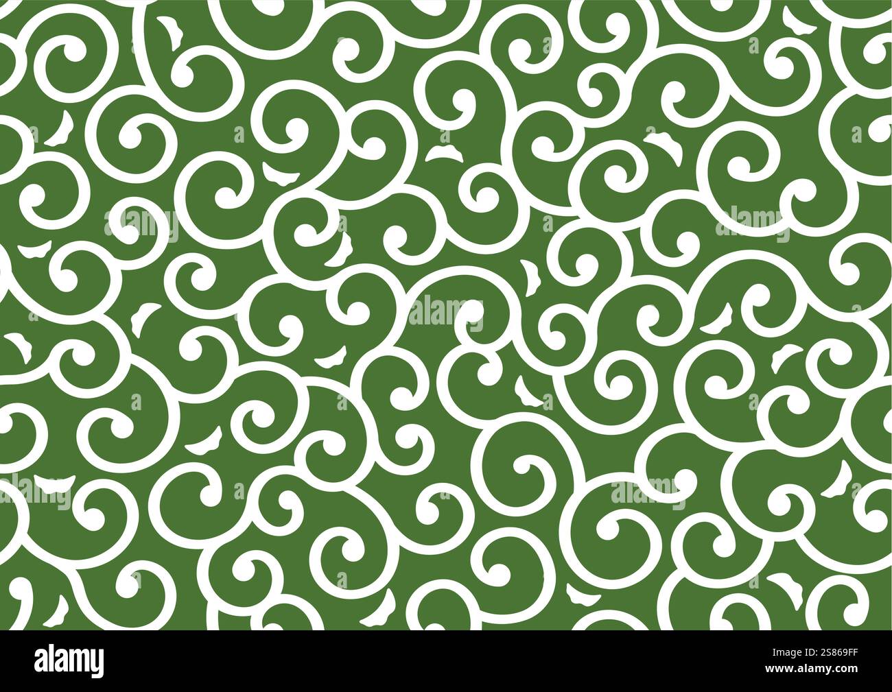 Horizontally And Vertically Repeatable Vector Seamless Japanese Vintage ...