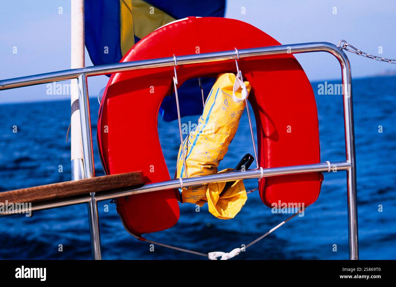 Objects on sailing boat Stock Photo - Alamy