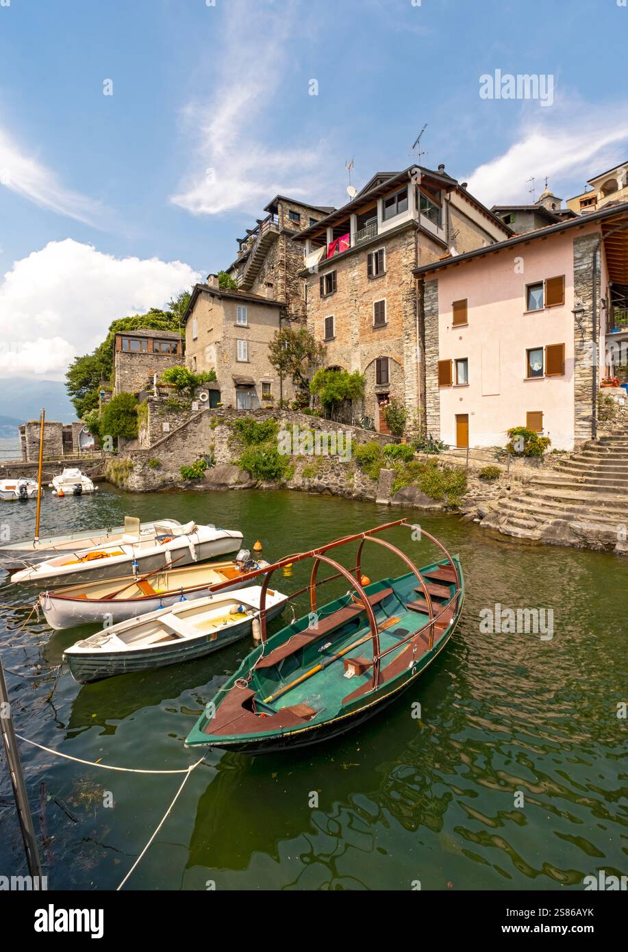 Corenno Plinio, Lake Como, Lago di Como, Italy Stock Photo - Alamy