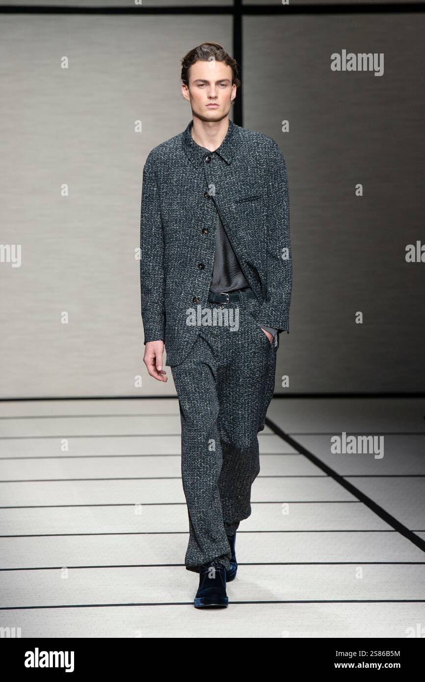 Nicholas Deman Milan Fashion Week - Men F/W 2025-26 Giorgio Armani ...