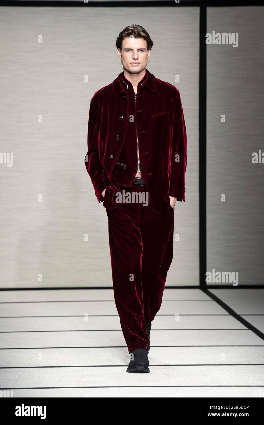 Seppe Leonard Milan Fashion Week - Men F/W 2025-26 Giorgio Armani ...