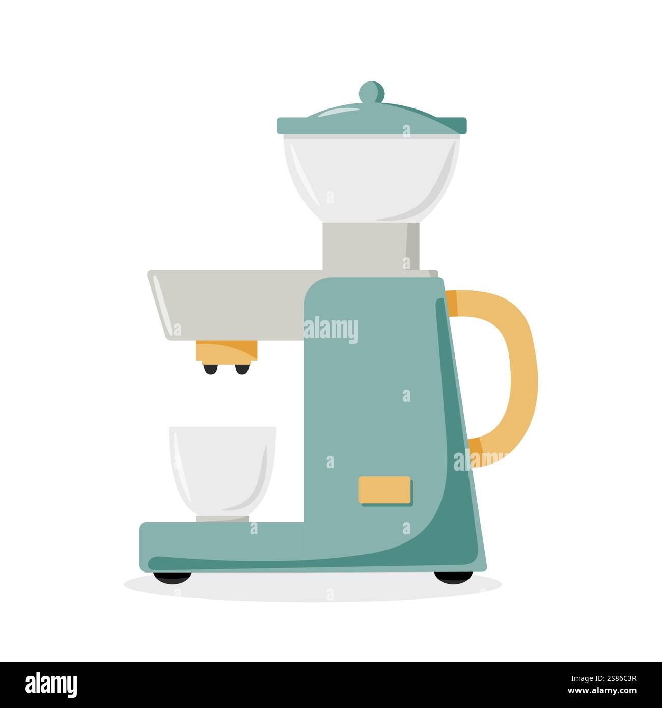 Small coffee machine icon Cut Out Stock Images & Pictures - Alamy