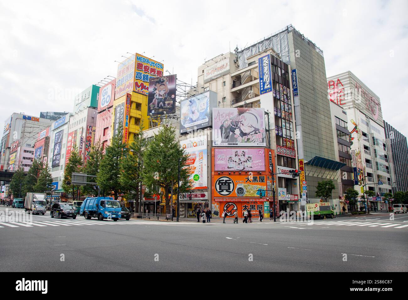 The Akihabara district in Tokyo Japan, famous for it's electronic and ...