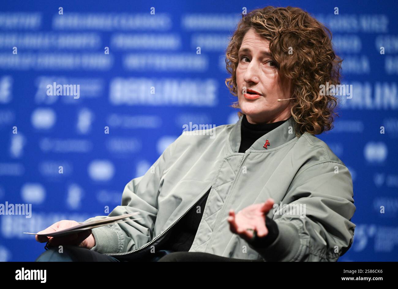 Berlin, Germany. 21st Jan, 2025. Berlinale director Tricia Tuttle ...