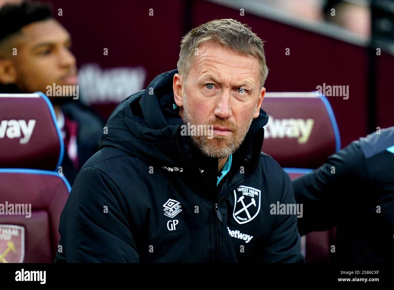 West Ham United manager Graham Potter before the Premier League match ...